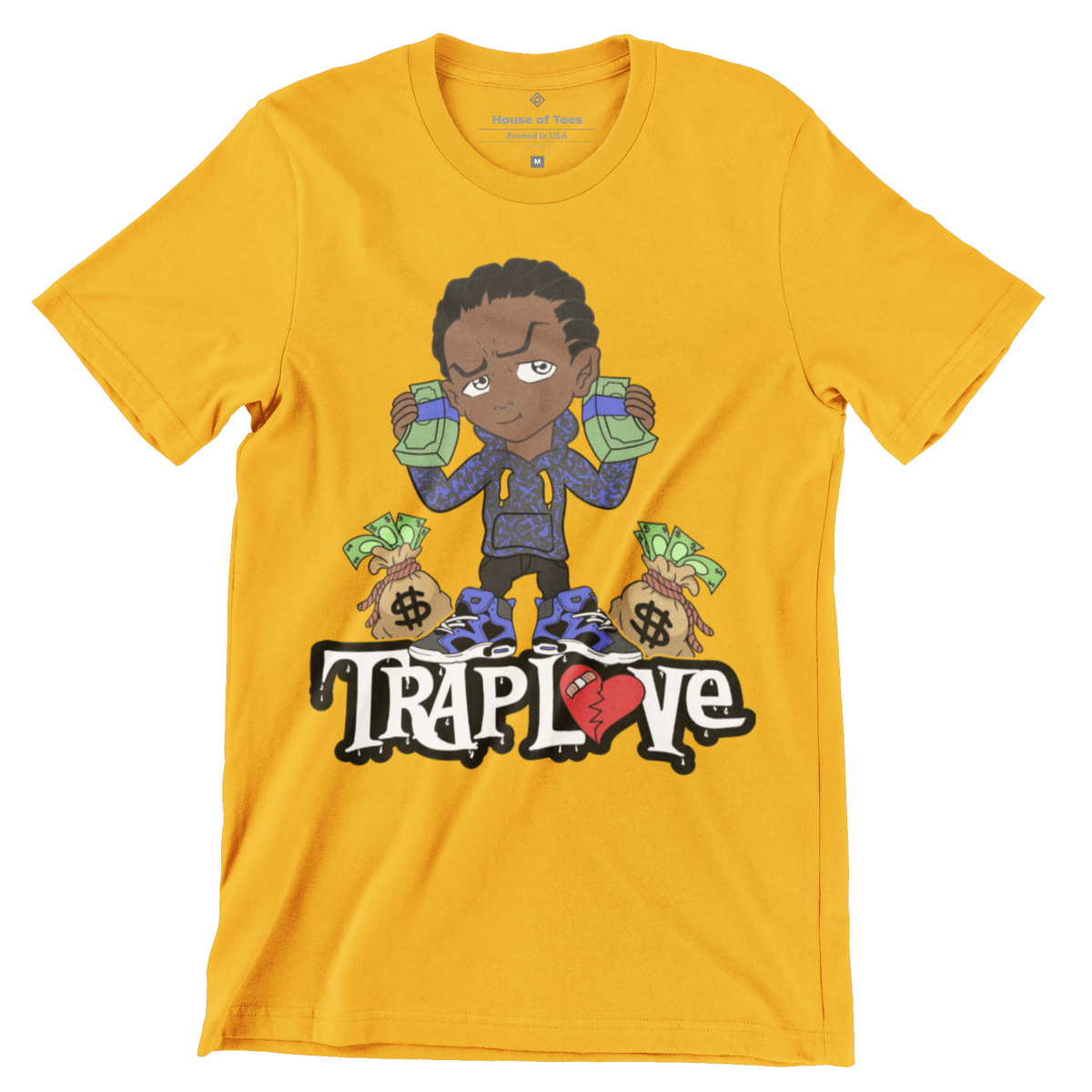TRAPP-LOVE ORIGINAL URBAN STREETWEAR T-SHIRT| Retro Heritage